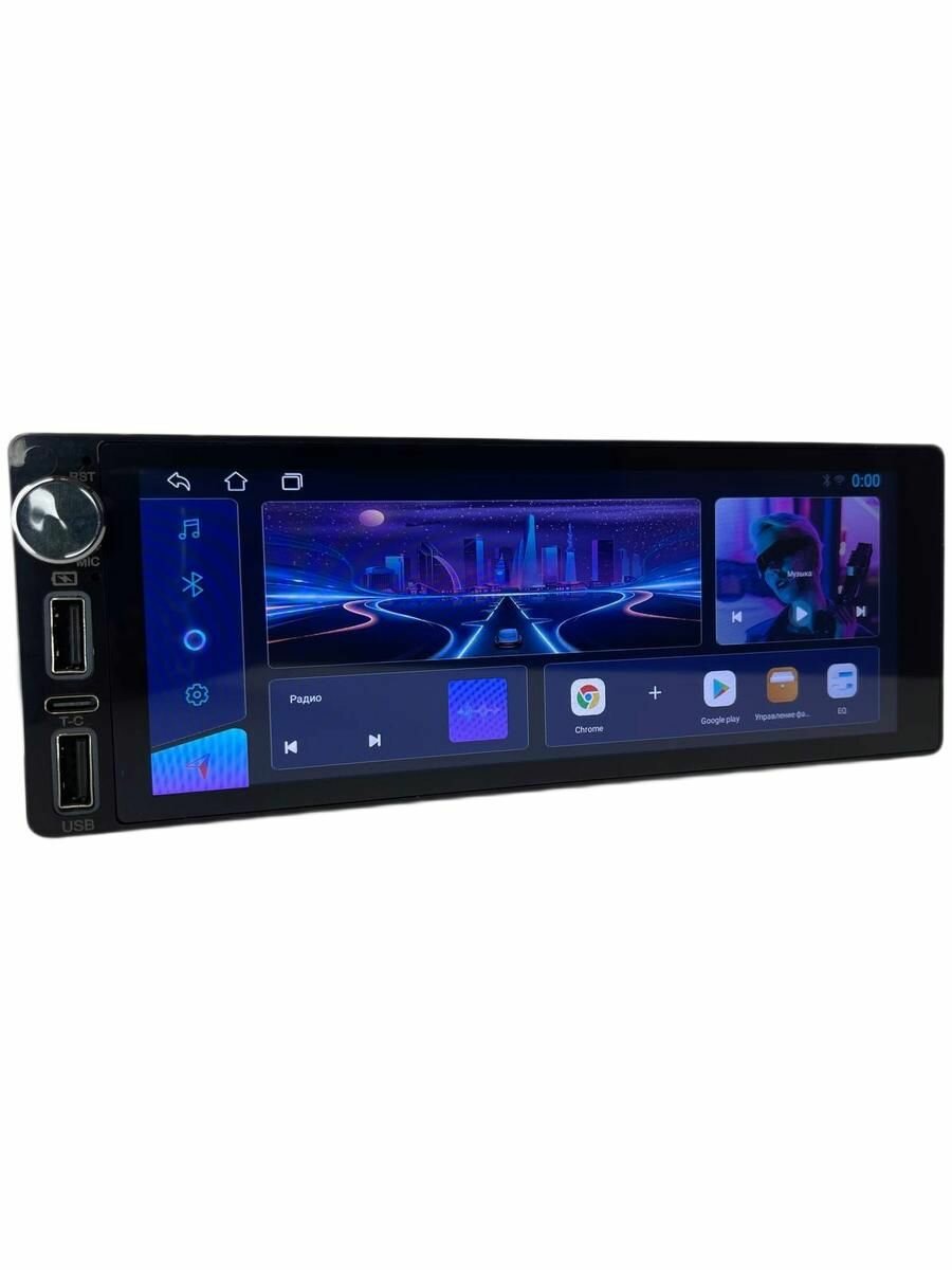 Автомобильный проигрыватель, XE MARDS, Android, 4gb/64gb, 1 DIN, GPS, WI-FI, BT.