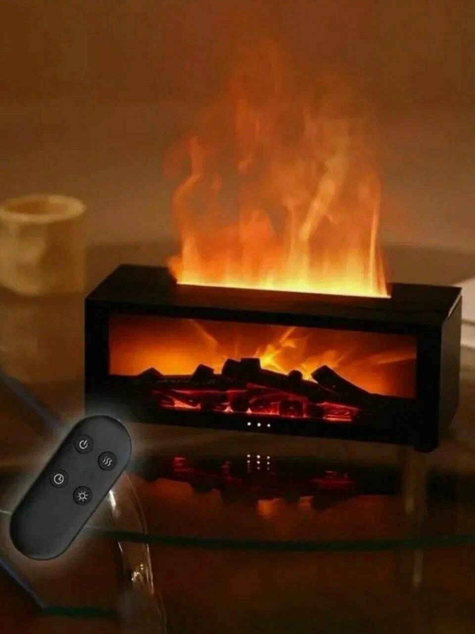 Увлажнитель воздуха светодиодный арома диффузор камин