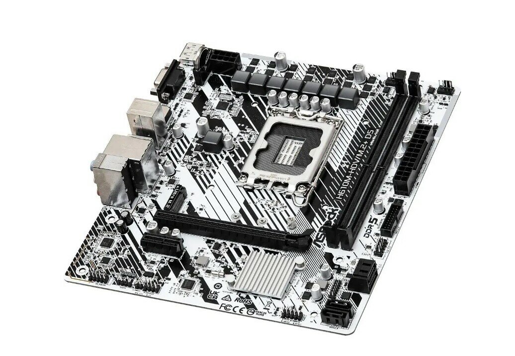 Материнская плата ASRock H610M-HDV/M.2+ D5