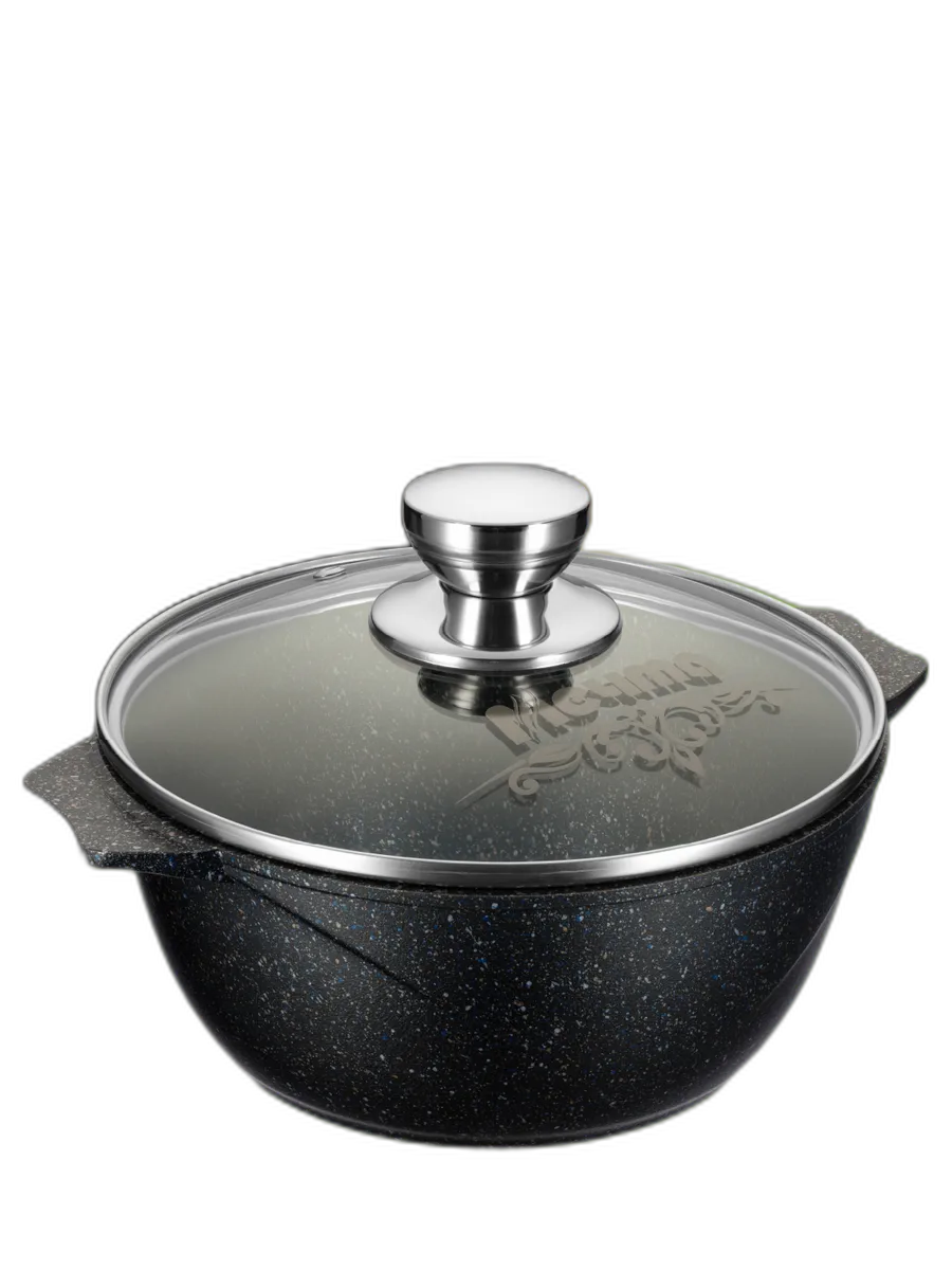 Кастрюля 5 литров с крышкой антипригарная