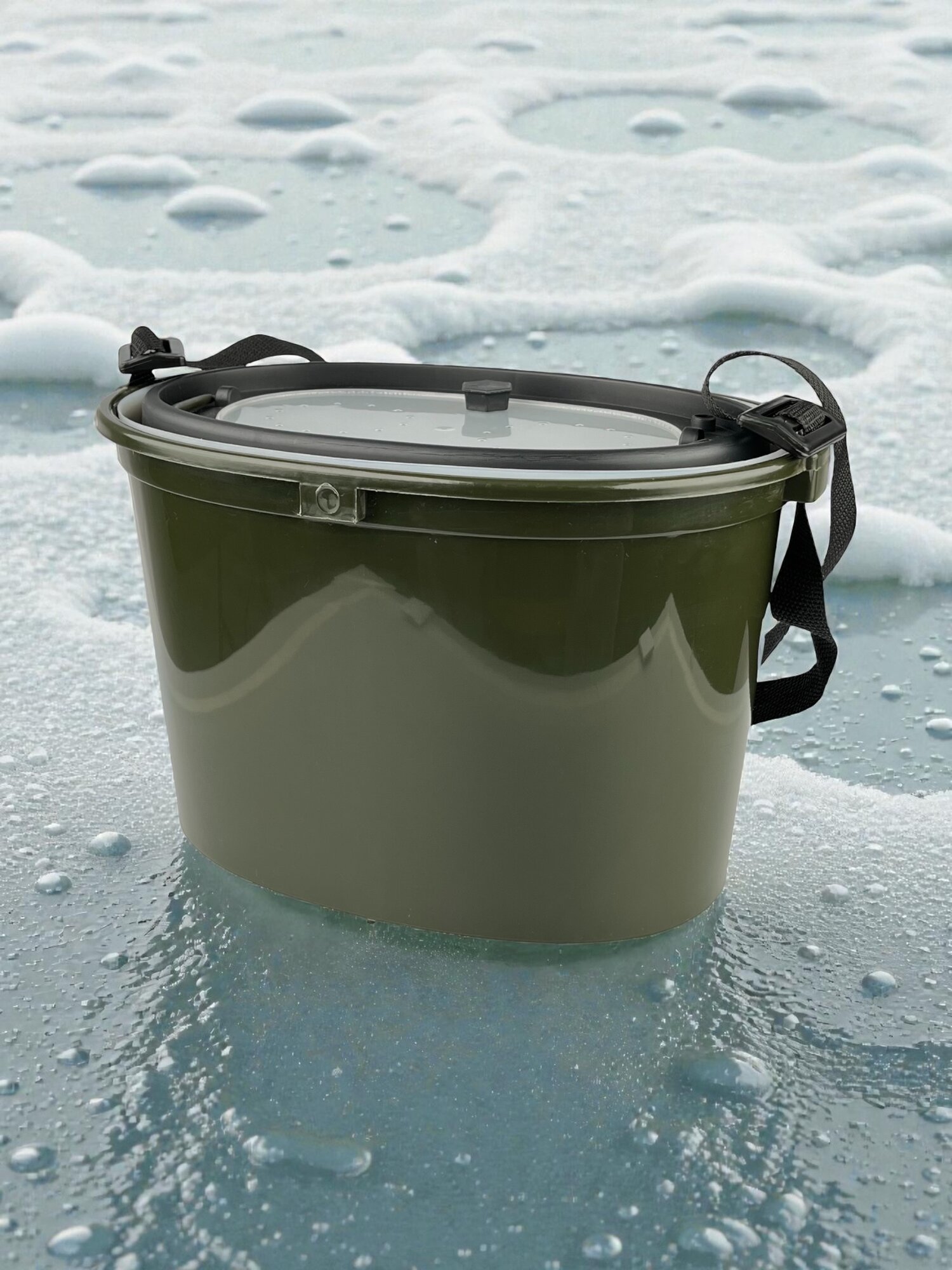 Кан рыболовный Три Кита КО-8 для живца 8 литров морозостойкий