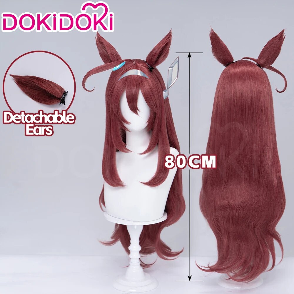 Косплей парик Бордовый Mihono Bourbon 80cm PRE-SALE