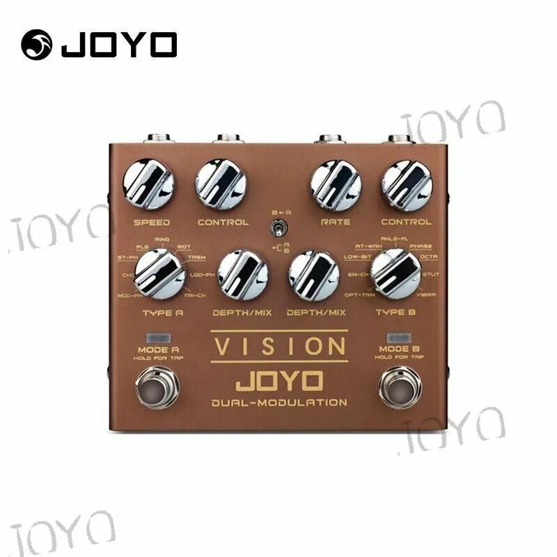 JOYO R-09 Vision Двухканальная педаль модуляции Гитарная педаль мультиэффектов True Bypass JOYO R 09