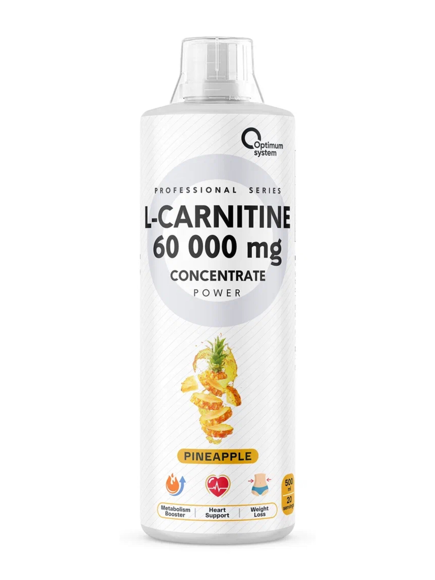 Optimum system L-Carnitine Concentrate 60000 Power 500 мл - Ананас