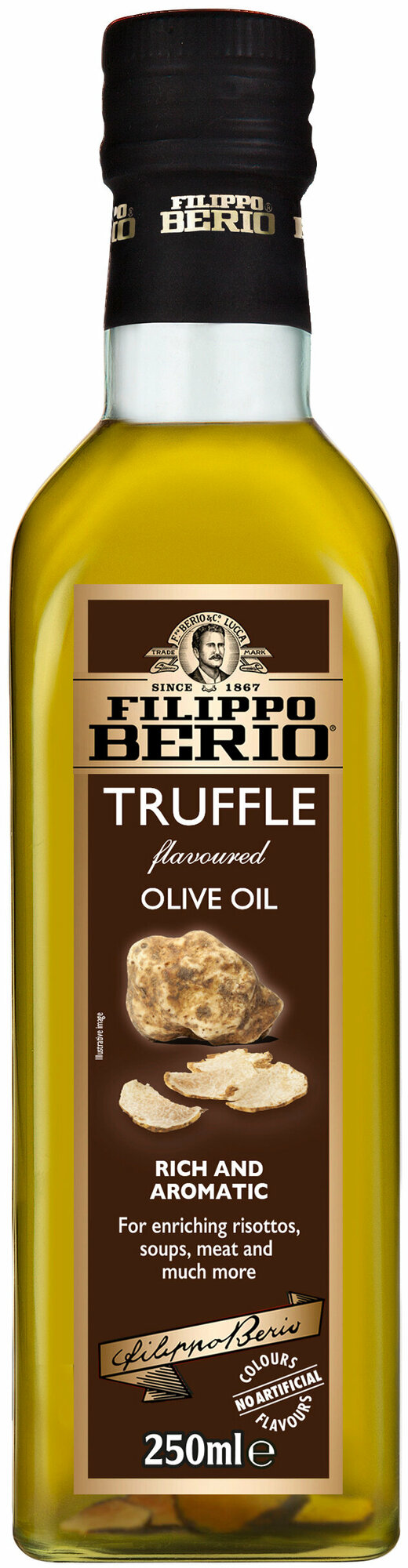 Оливковое масло FILIPPO BERIO, с трюфелем, Extra Virgin, ст/б, 250 мл