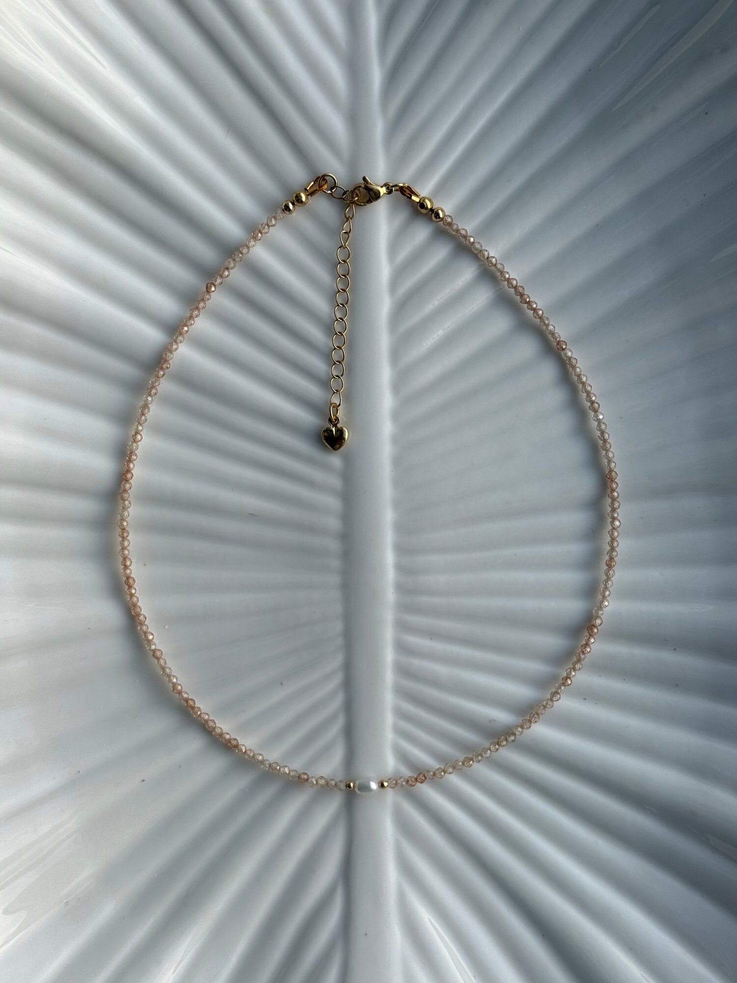 Чокер, циркон