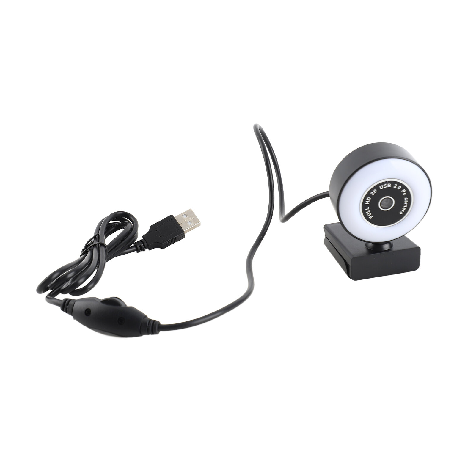 Веб-камера 1080P с регулируемым светом и шумоподавляющими микрофонами, USB-веб-камера для онлайн-обучения, проведения встреч и видеозаписи, подходит для Windows, iOS, Android и т. д.