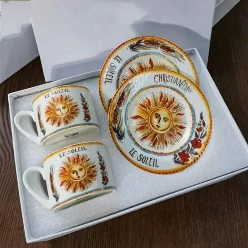 Чайная, кофейная пара "DIOR" на 2 перс.