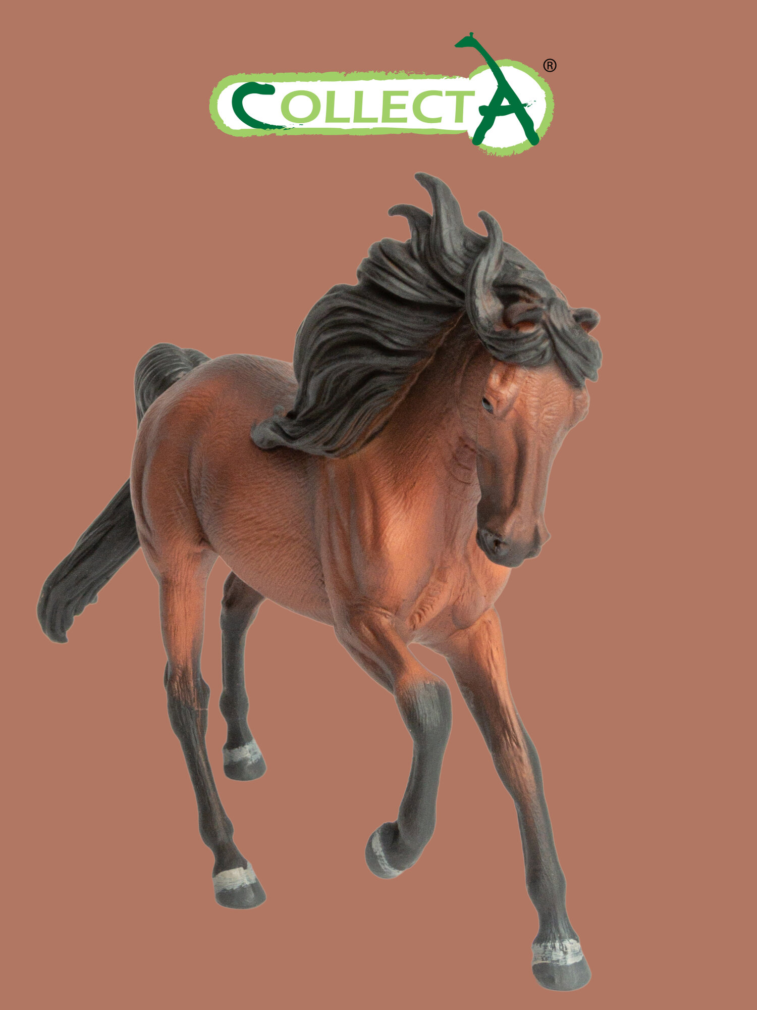 Фигурка животного Collecta "Андалузский жеребец гнедой" высота 13 см, 88463b