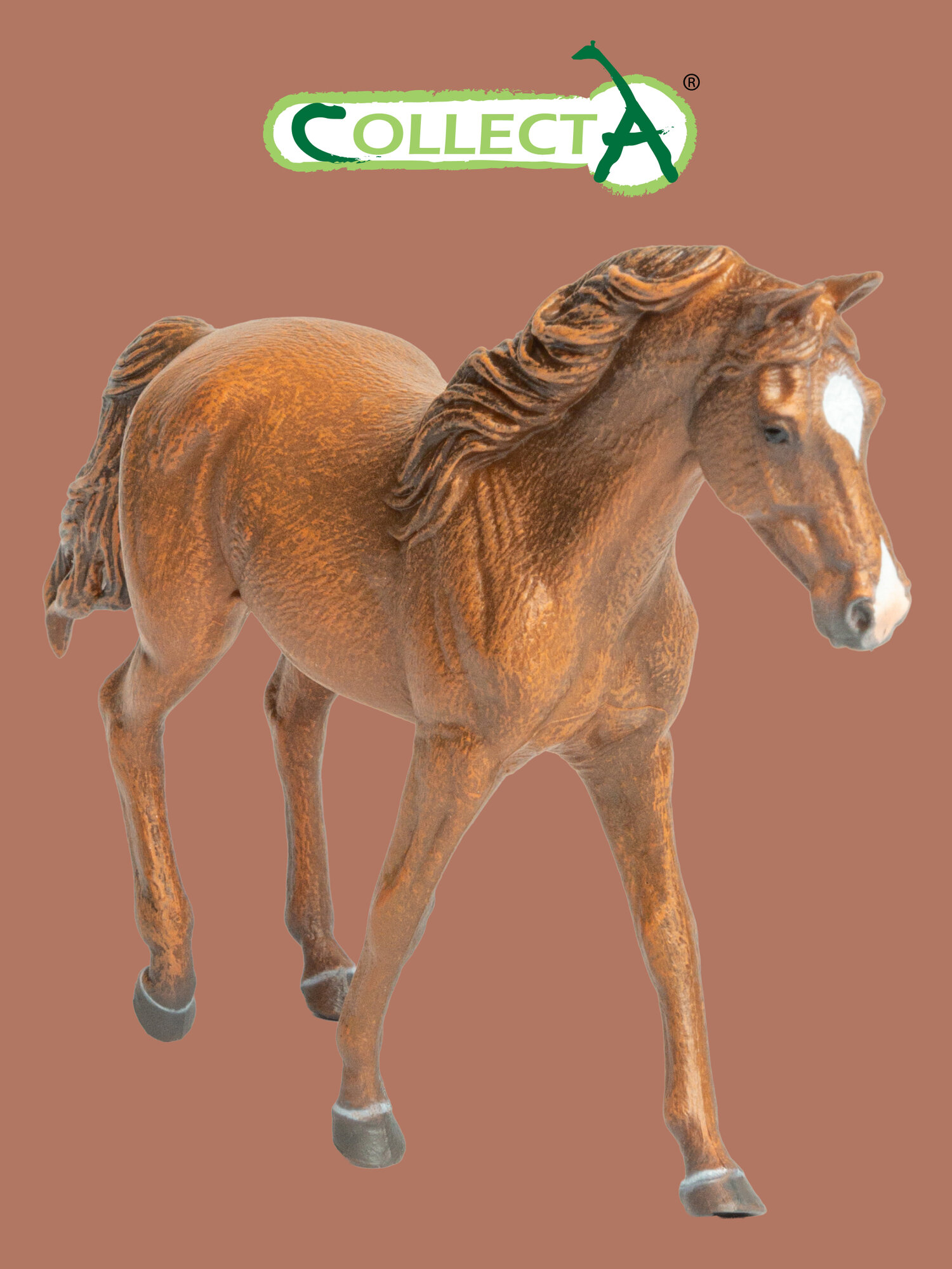 Фигурка животного Collecta Лошадь Миссурийская фокстроттерская кобыла каштановая, 88663b