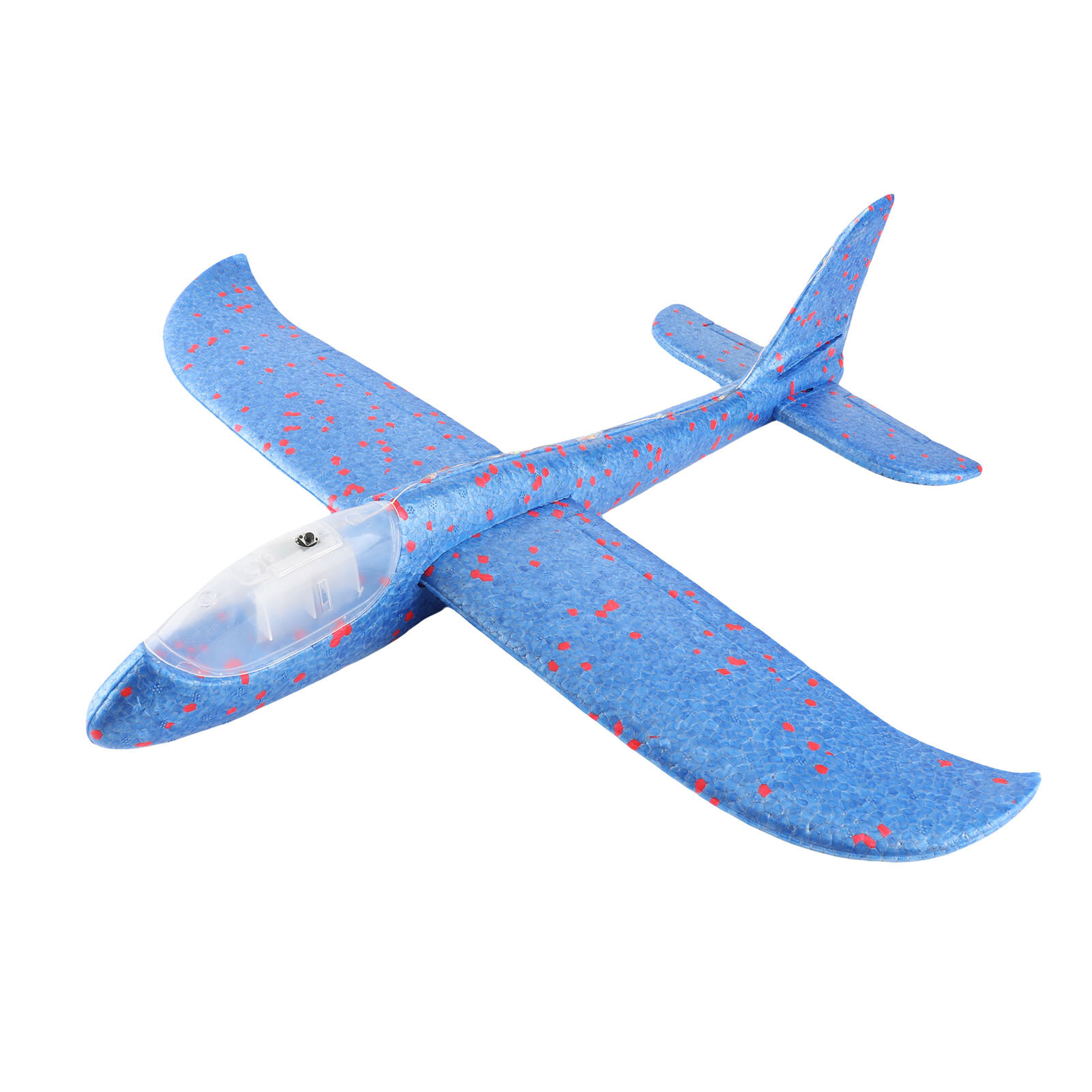 Игрушечный планер с подсветкой и светодиодной подсветкой, ручной запуск, метательный поролоновый планер с двумя режимами полета для детей.
