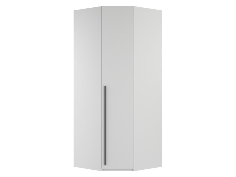 Шкаф угловой для одежды "Лорена Пакс 14" 80/80хх200х52 Белый