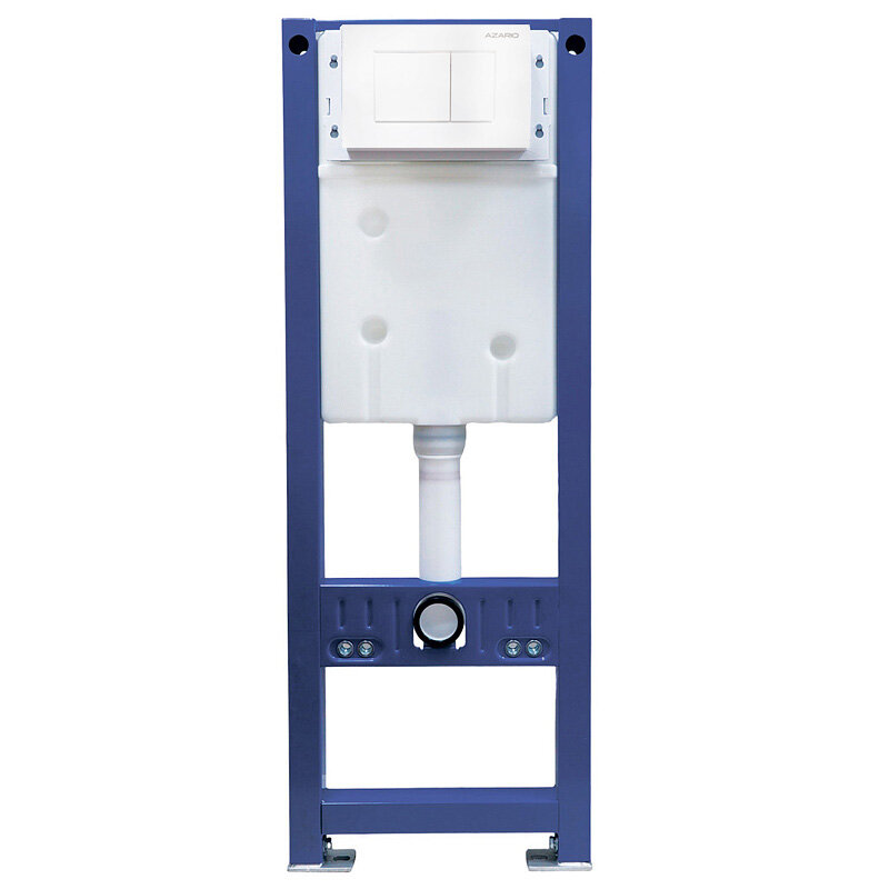 Инсталляция для унитаза Azario New-TS AZ-G12 с кнопкой AZ-ABS-001-W