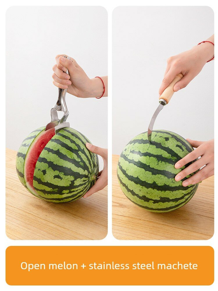 Нержавеющая сталь, резка арбуза, дыня, артефакт, разделитель открытия фруктов, специальный арбузный шар, ложка для