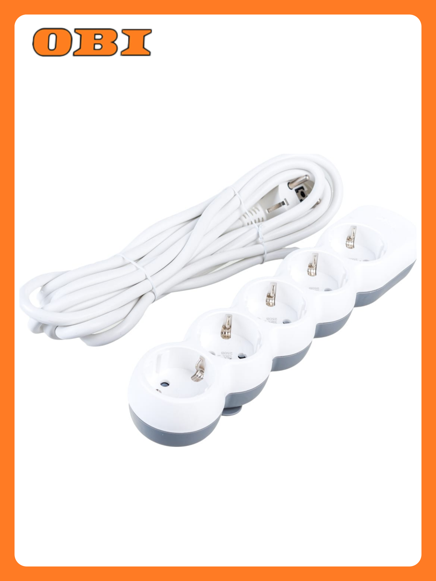 Удлинитель У05 5 мест 2P+PE/1,5м 3х1,5мм2 16А/250В UNO IEK