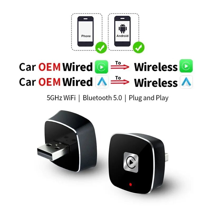 Автоадаптер CarPlay Android Для — фото 1