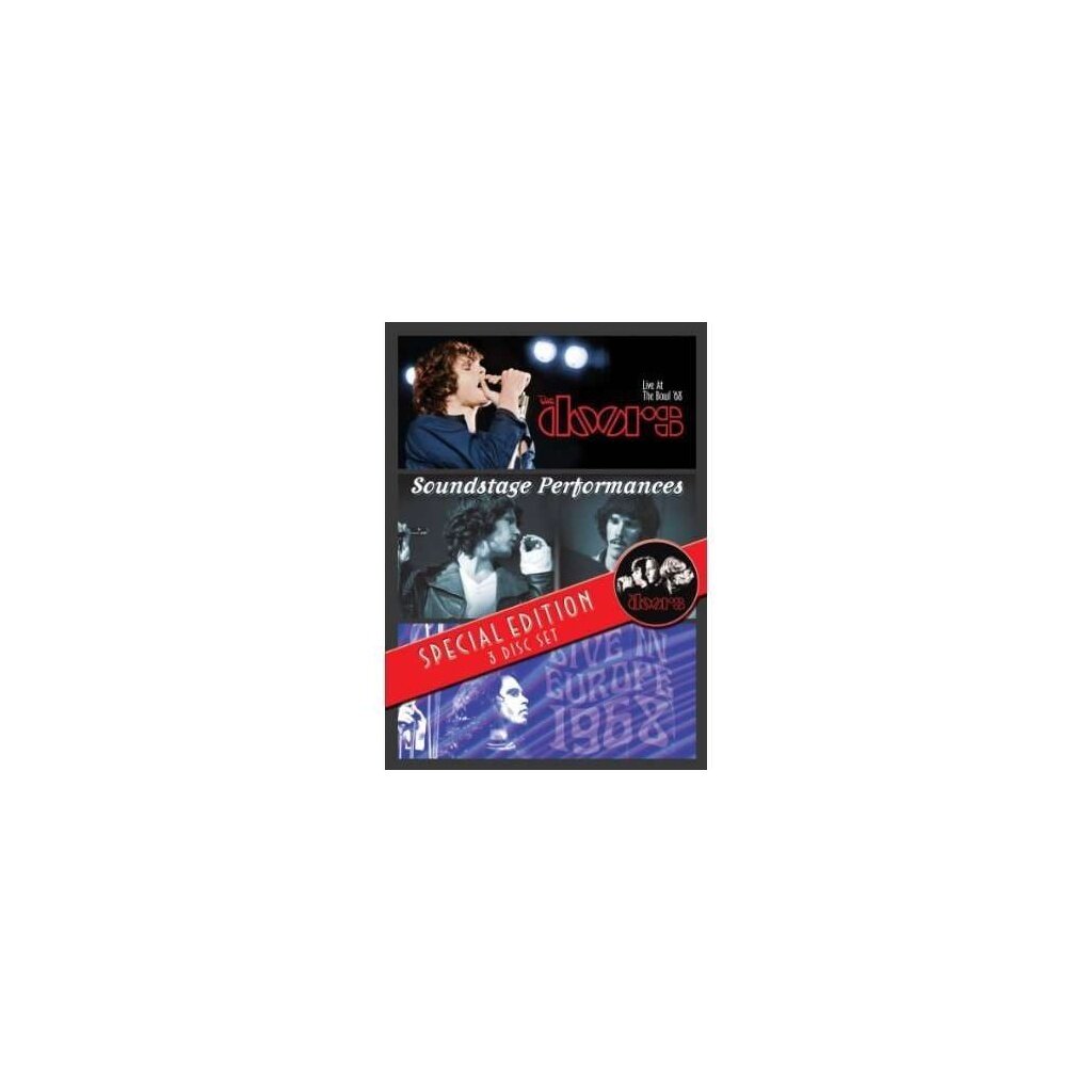 Диск The Doors - Live At The Bowl '68 / Soundstage Performances / Live In Europe 1968 (L ndercode 1) (3 DVD)