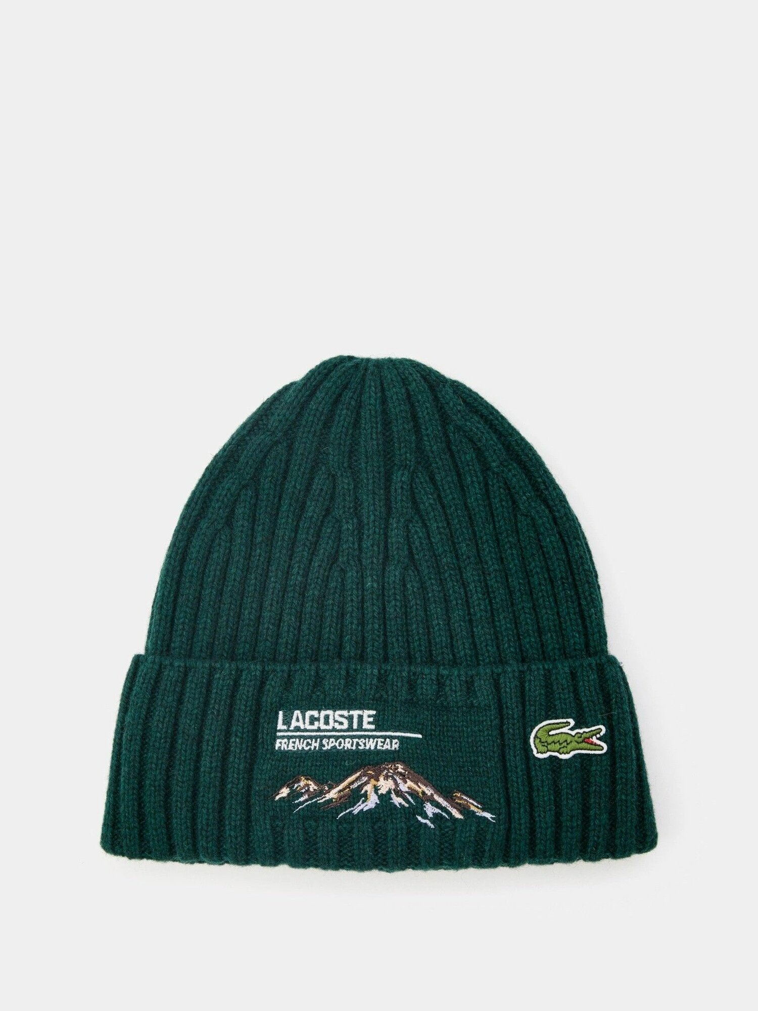 Шапка-бини LACOSTE Осень-зима 2026 для мужчин и женщин