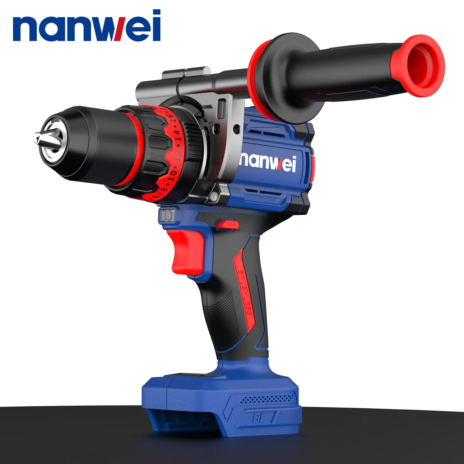 Беспроводная ударная дрель Nanwei 20В No battery