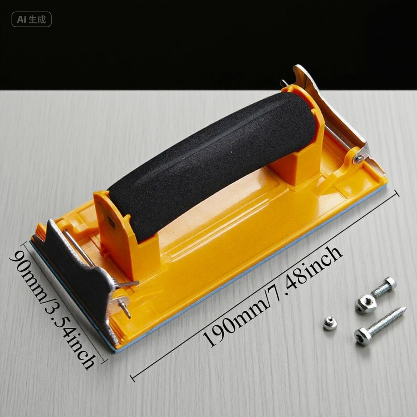 Держатель для наждачной бумаги / ручной шлифовальщик / тёрка для шлифования 190x90