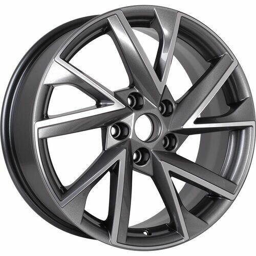 Колесный литой диск KHOMEN KHW1714 (Changan CS35/CS35 Pro) R17x7 5x110 ET46 CB63.3 GRAY_FP