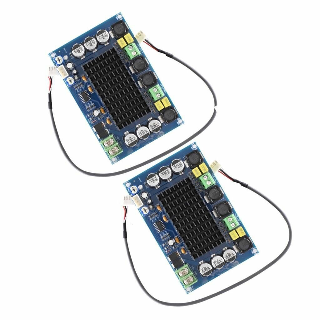 2 комплекта платы цифрового усилителя мощности TPA3116D2 2.0 двухканальный 2x150 Вт