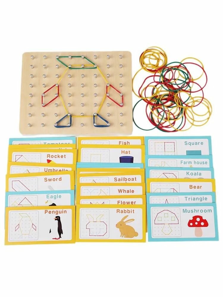 Геометрическая доска для ногтей учебные пособия небольшой размер Геометрическая доска для ногтей