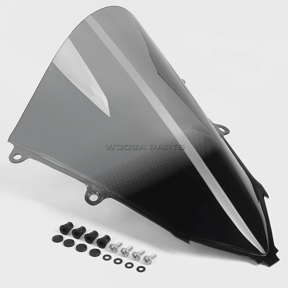 # WOOGA CBR650R гоночное высокое ветровое стекло для Honda CBR650R 2019-2025 Sport Touring лобовое стекло двойной пузырьковый дефлектор серии CBR 650R