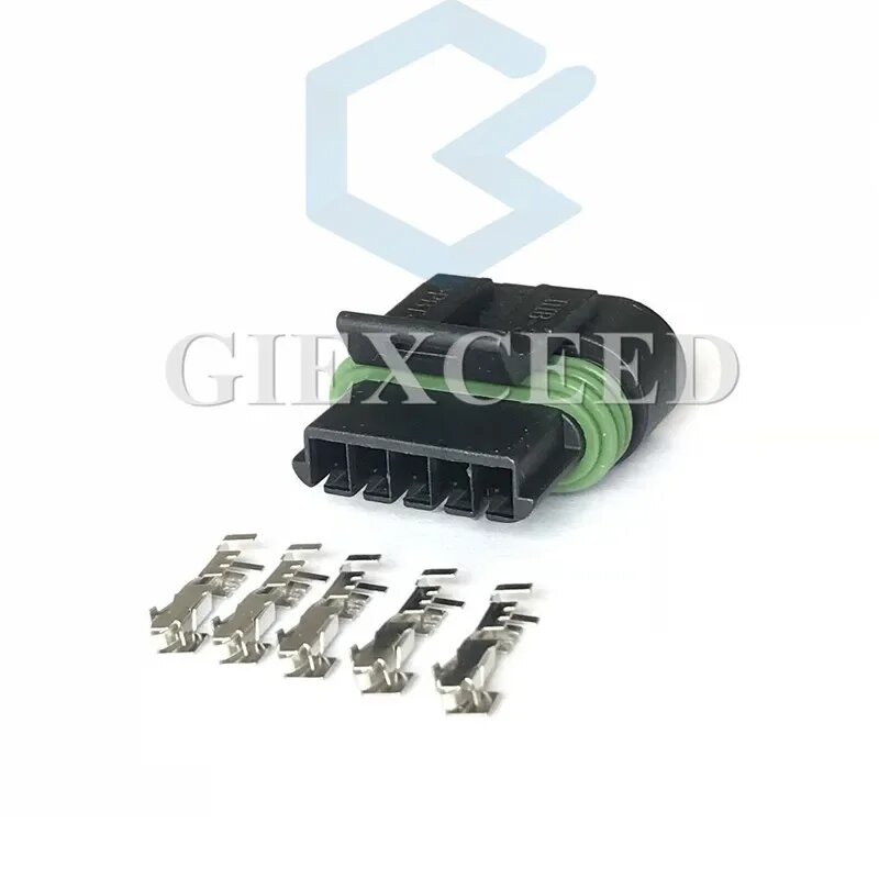 2 комплекта 5-контактный 12162825 Разъем катушек зажигания Delphi LS2, автомобильная электрическая розетка, вилка переменного тока в сборе