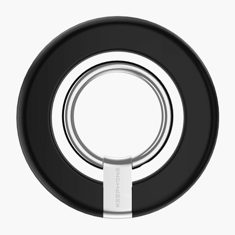 Магнитный держатель KEEPHONE MAGSNAP RING / Попсокет с магсейф KEEPHONE MAGSNAP / Черный