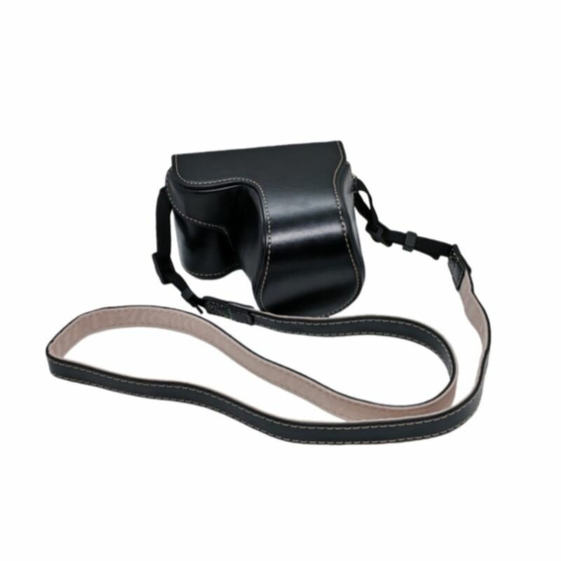 Кожаная сумка Для фотоаппарата Sony A5000 A5100 NEX3N-Черный