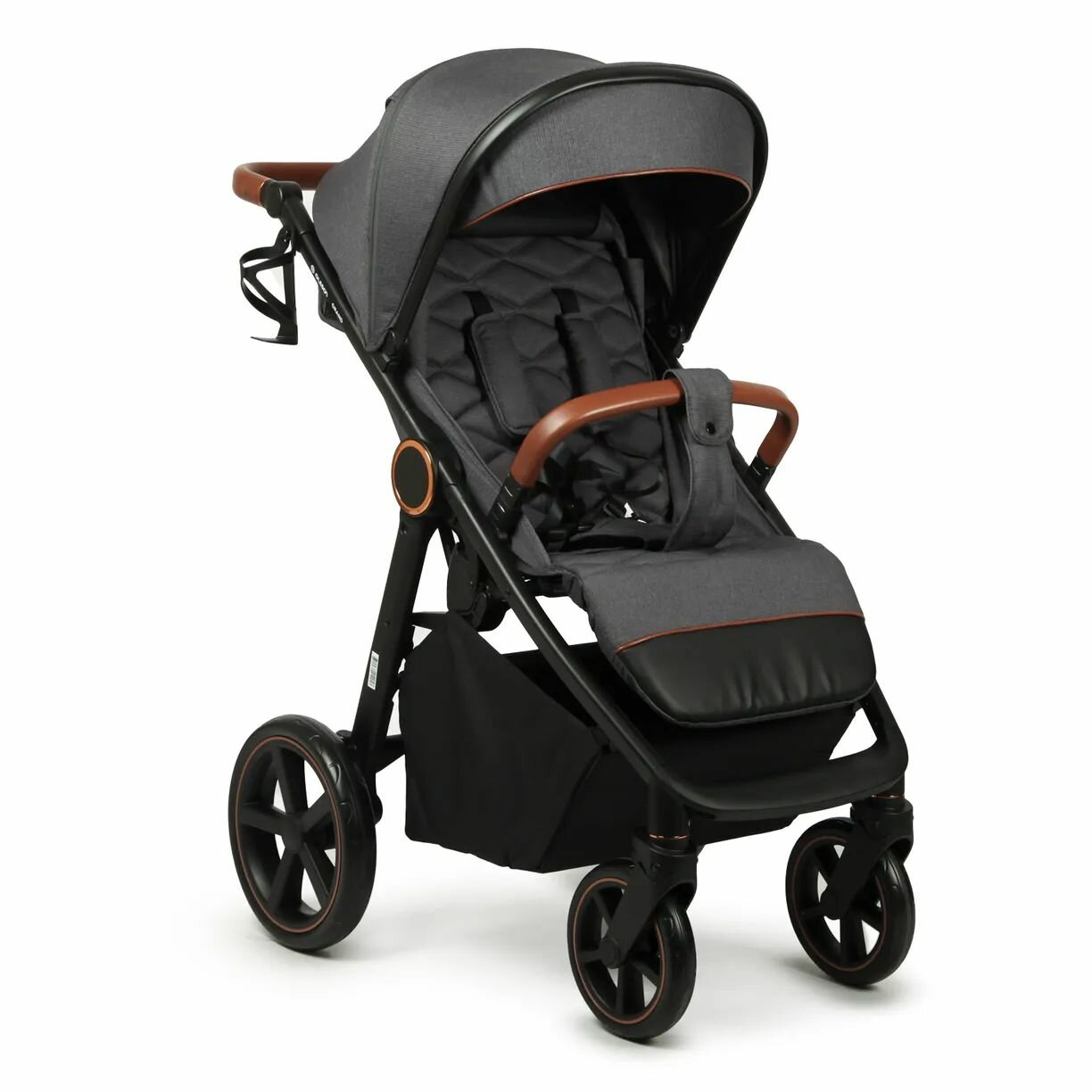 Коляска прогулочная Olsson Grand Dark Shadow серый