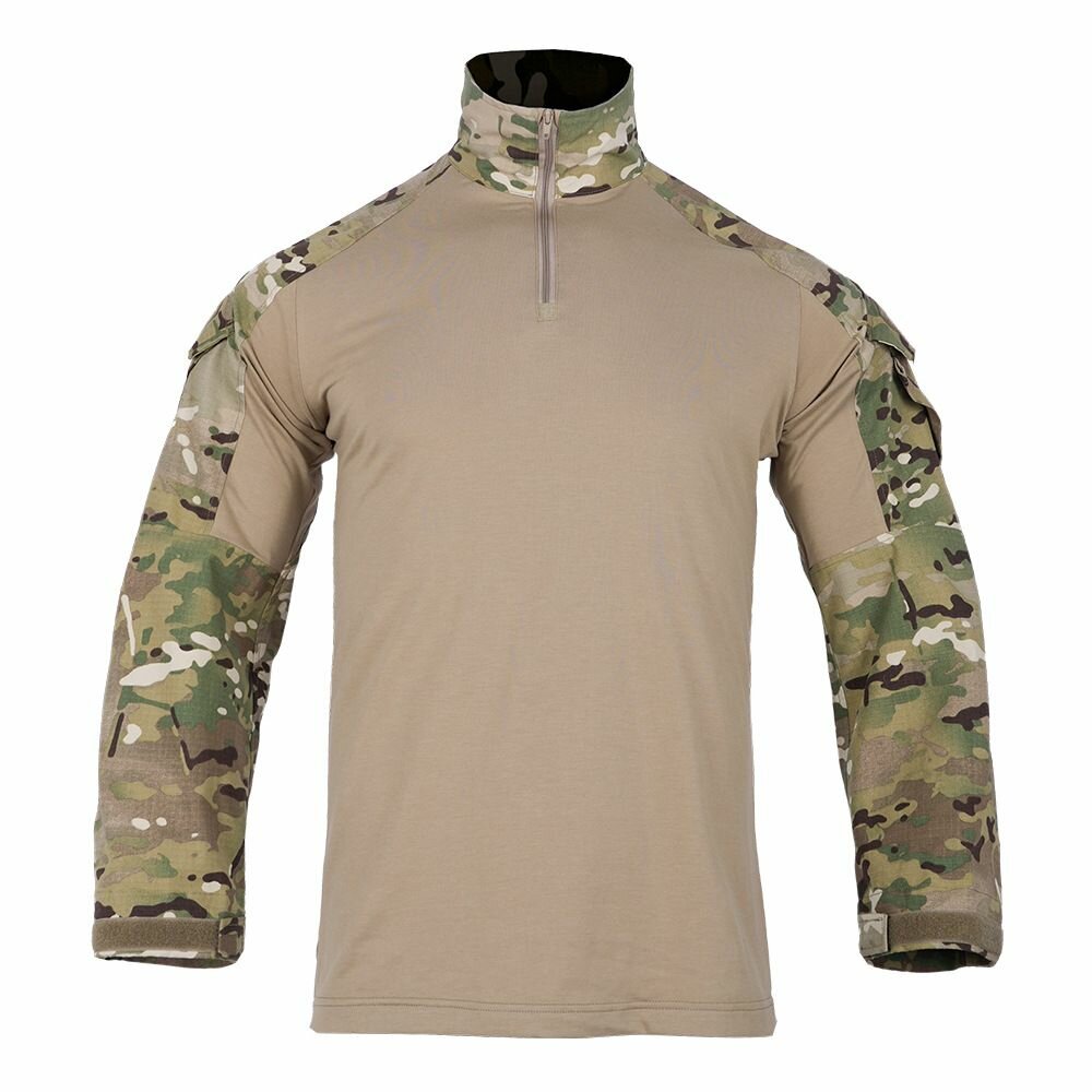 2024 Тактическая рубашка G3 Battle Frog Усиленный РипСтоп + вентиляция Камуфляж MC/Black (XS-XXXL) Для бронежилетов/страйкбола/кемпинга