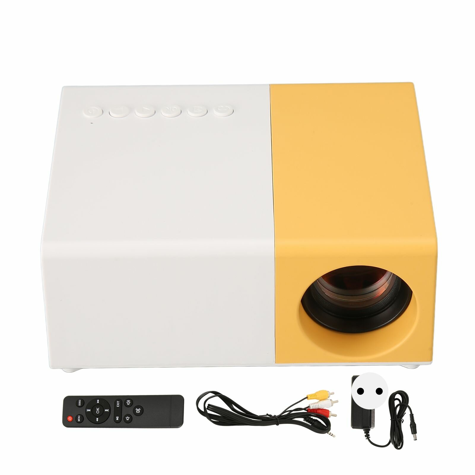 100 ANSI 1080P мини-LED проектор EU Plug