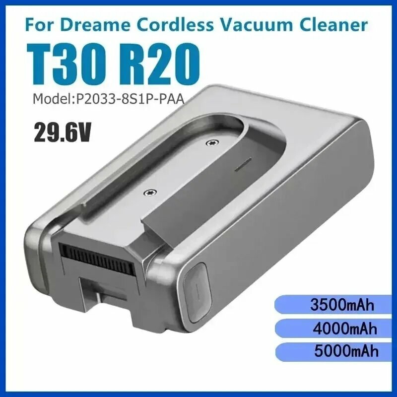 (5000) 29.6V P2033 - 8S1P - PAA 4000 мАч Беспроводной пылесос аккумулятор Dreame T30 R20