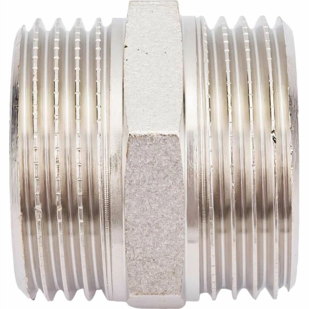 Ниппель STI Ду25 (1") никелированный D270-04973