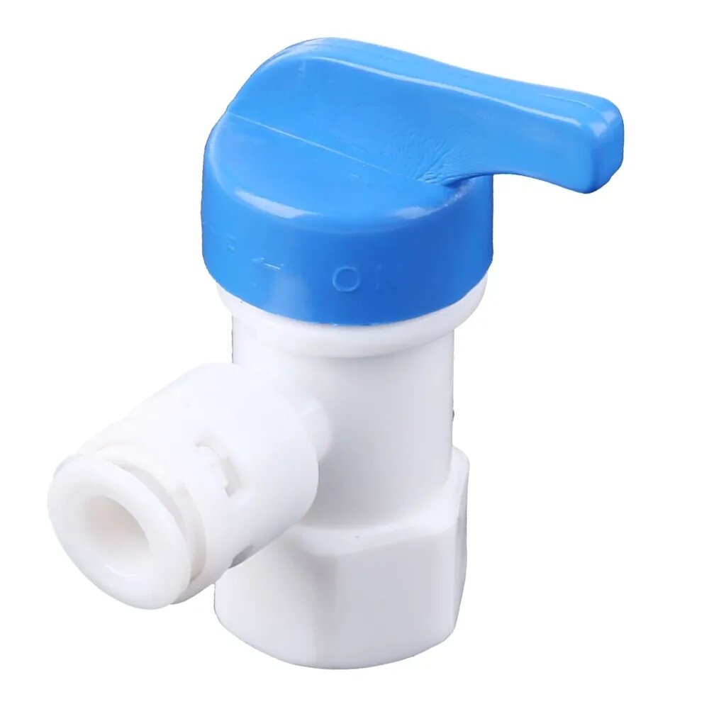 Уголковый шаровой кран 1/4' для системы обратного осмоса