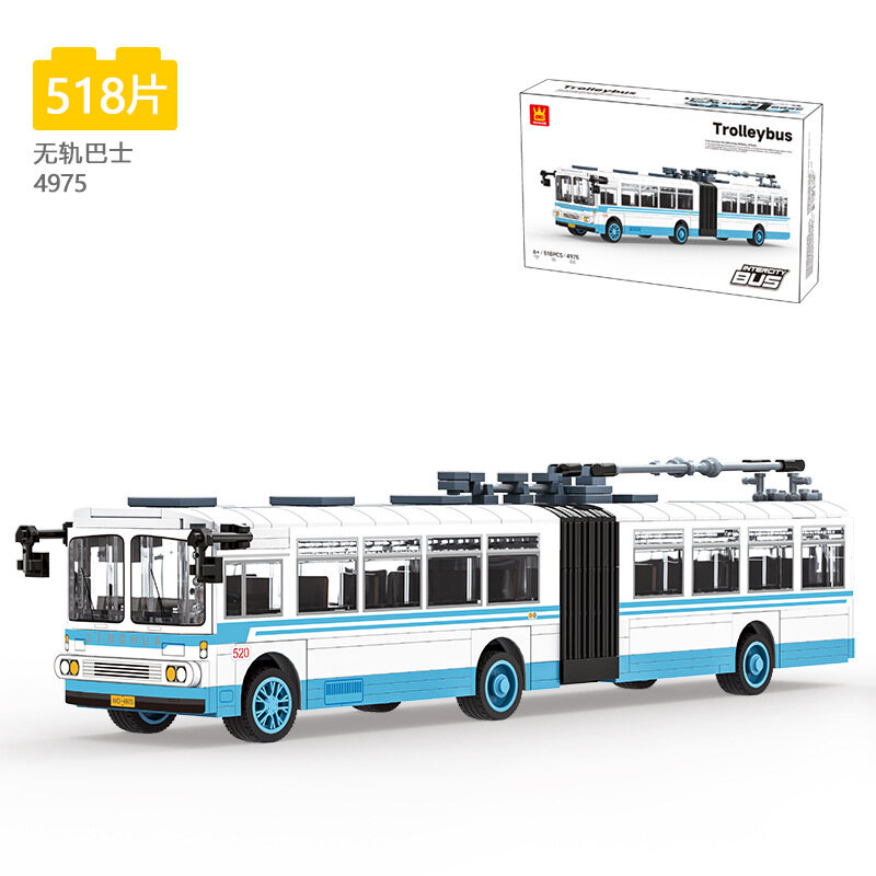 Конструктор из блоков для сборки автобусов, школьных автобусов, грузовиков и грузовых фургонов.