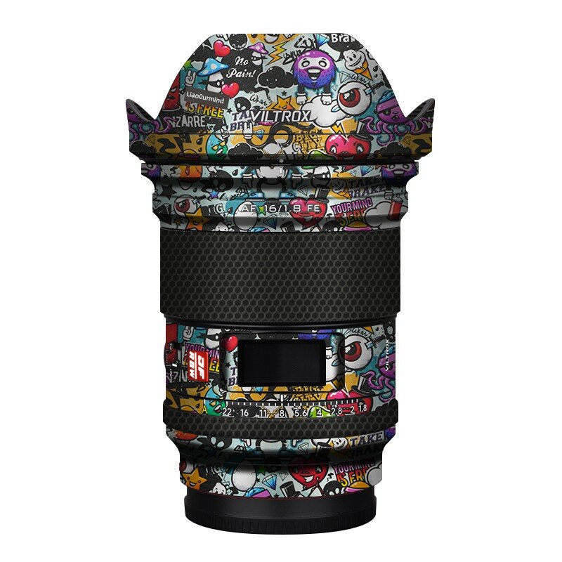 Защитная пленка для объектива Viltrox AF16mm F1.8 с узором уникальных элементов для камер Sony