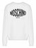 Толстовка MOSCHINO, размер 46, , бежевый/белый