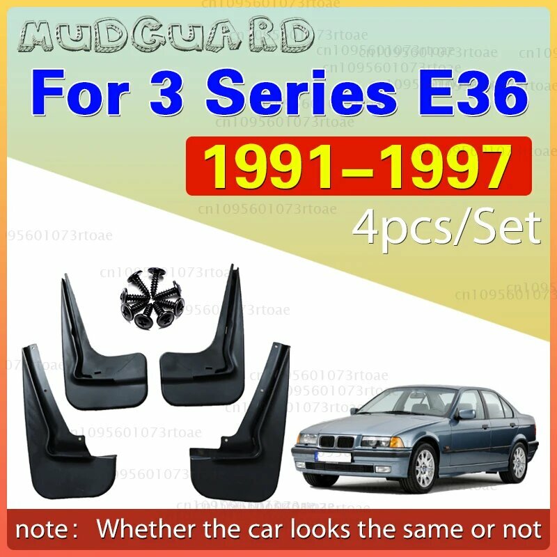 DPB для BMW 3 серии E36 1991-1997 1992 1993 крылья брызговики прочное брызгозащищенное переднее и заднее колесо для защиты комплект 4 шт.
