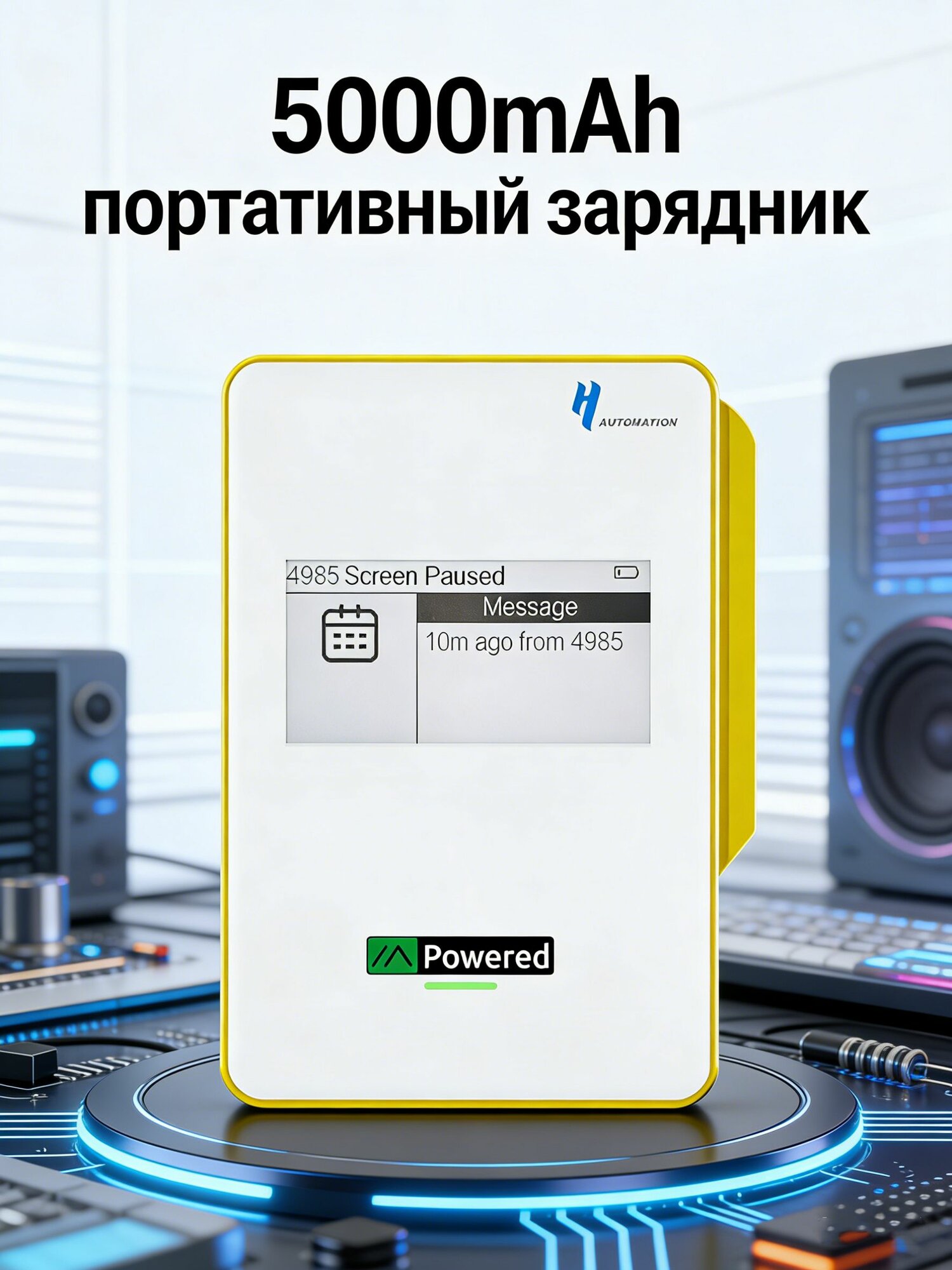 Meshtastic Heltec-MeshPocket Qi2 Магнитный Внешний Аккумулятор Для Телефона, B