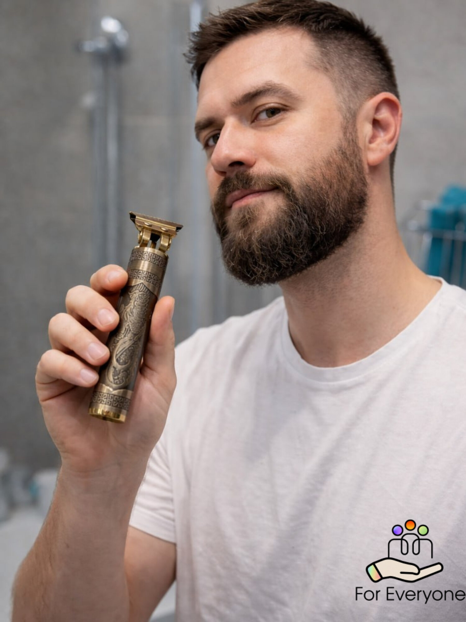 Триммер электрический Дракон для бороды и усов с многофункциональными возможностями и высокой точностью стрижки