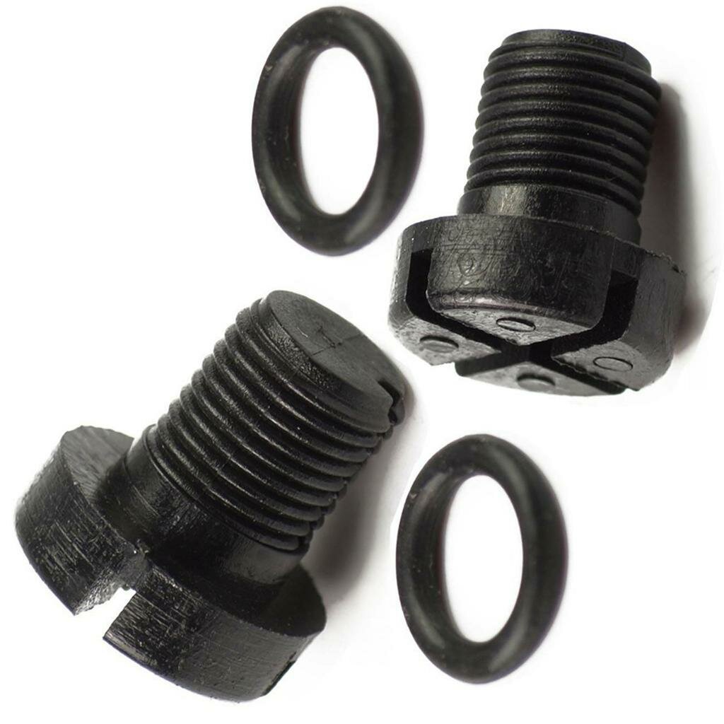 Клапаны радиатора с винтами и уплотнительными кольцами 11537793373