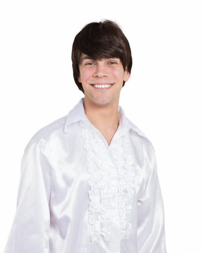 Парик Bristol "Шатена 60-х", искусственный волос, мужской, коричневая, длина 15 см