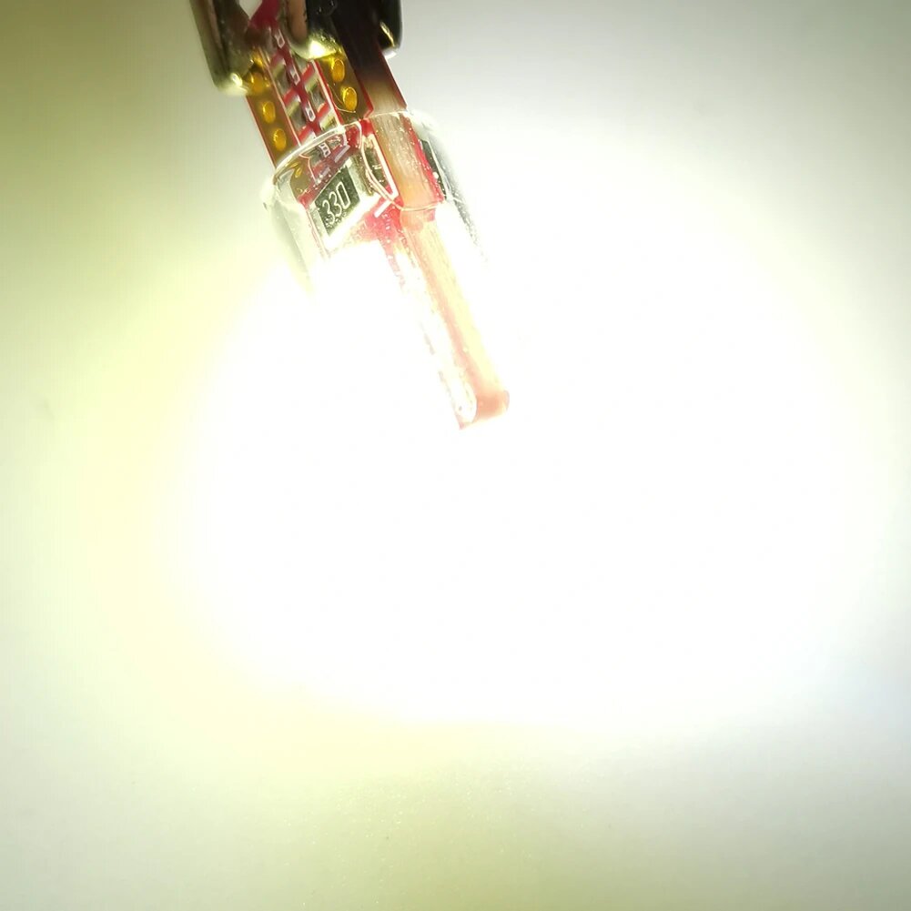 2шт LED T10 W5W Белый Canbus Лампа для багажника/номерного знака 12V