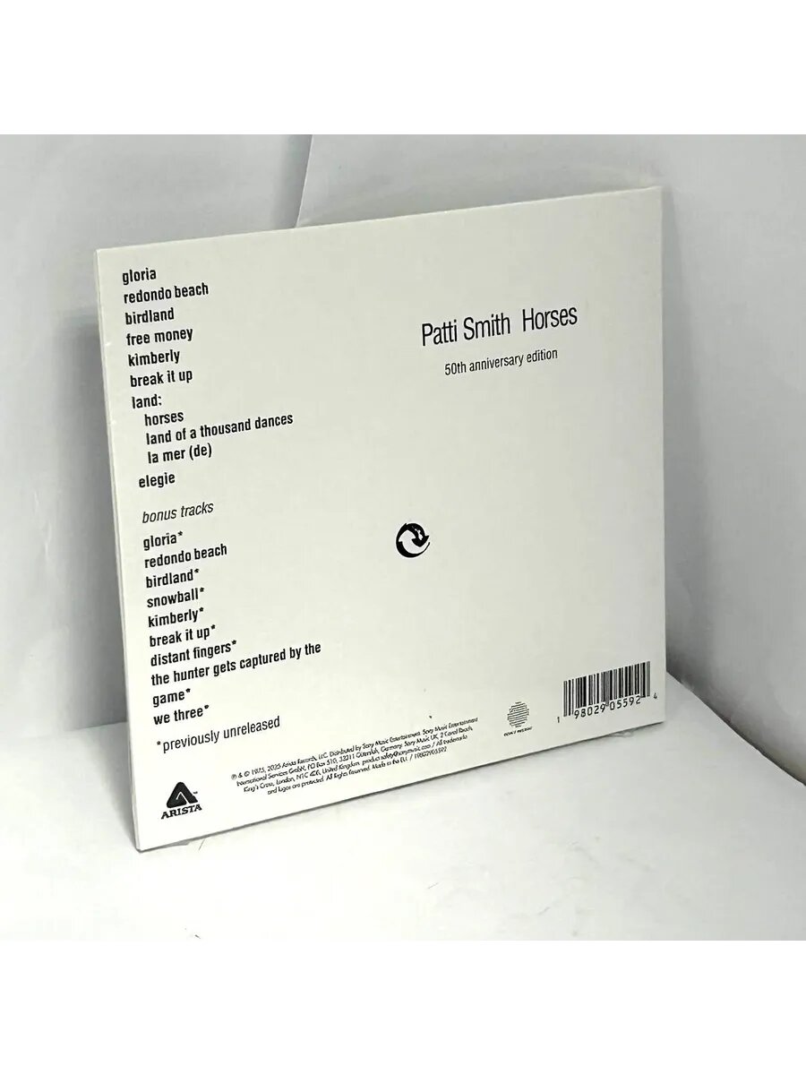 SMITH PATTI - Horses 2CD диска Arista 2025 — фото 1