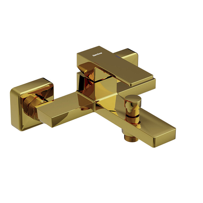 Смеситель для ванны и душа DAMIXA Gala (531000600) с изливом, золотой