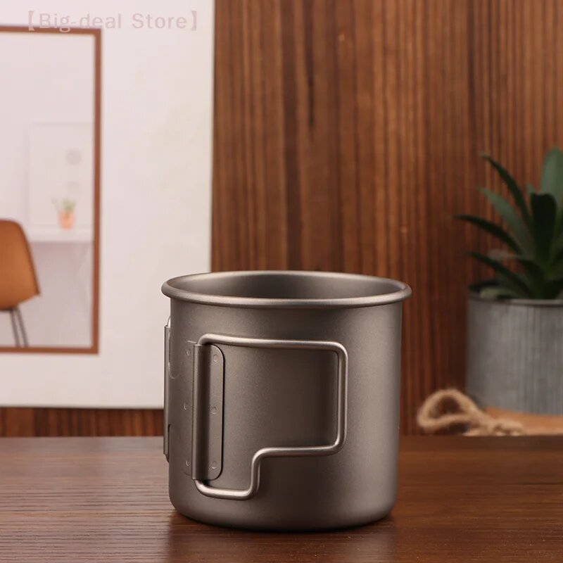 Титановая кружка для кемпинга