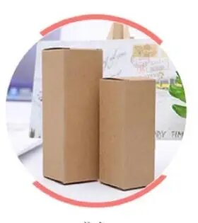 Картонные коробки для духов 50 шт. Brown, 2.8x2.8x7cm